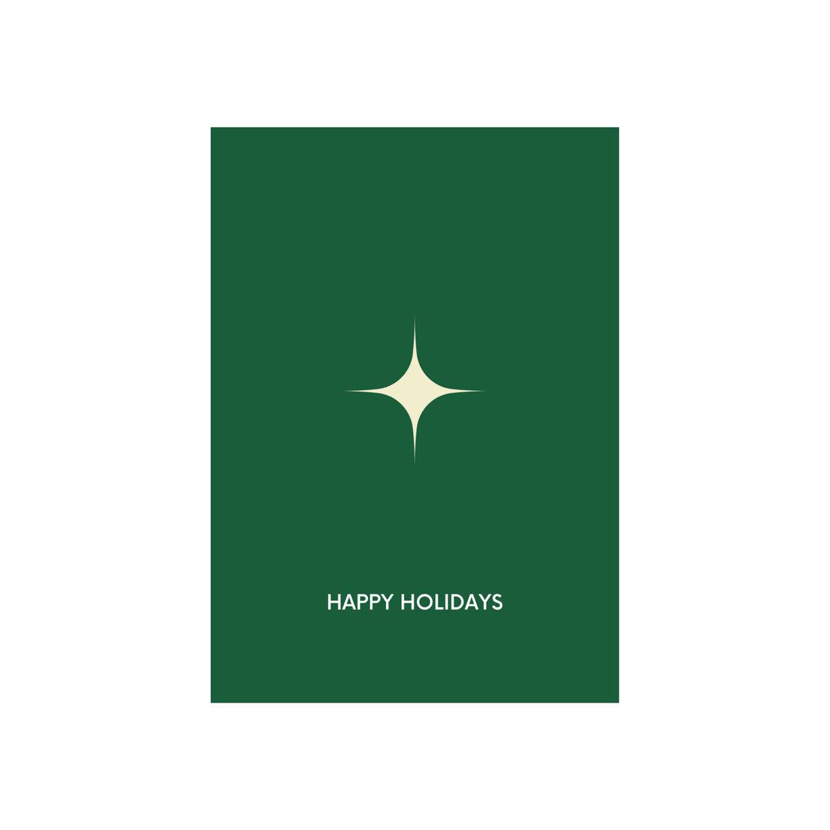 Matriks Christmas Card Happy Holidays Star Double